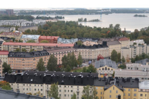 Watching Helsinki from the Olympic Stadium Tower - Flyctory.com